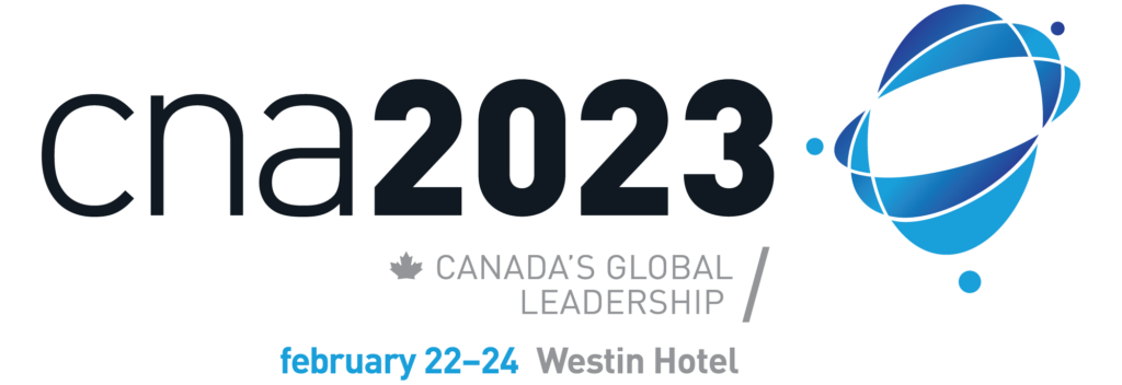 CNA2023 logo horizontal with date and location | Canadian Nuclear Association